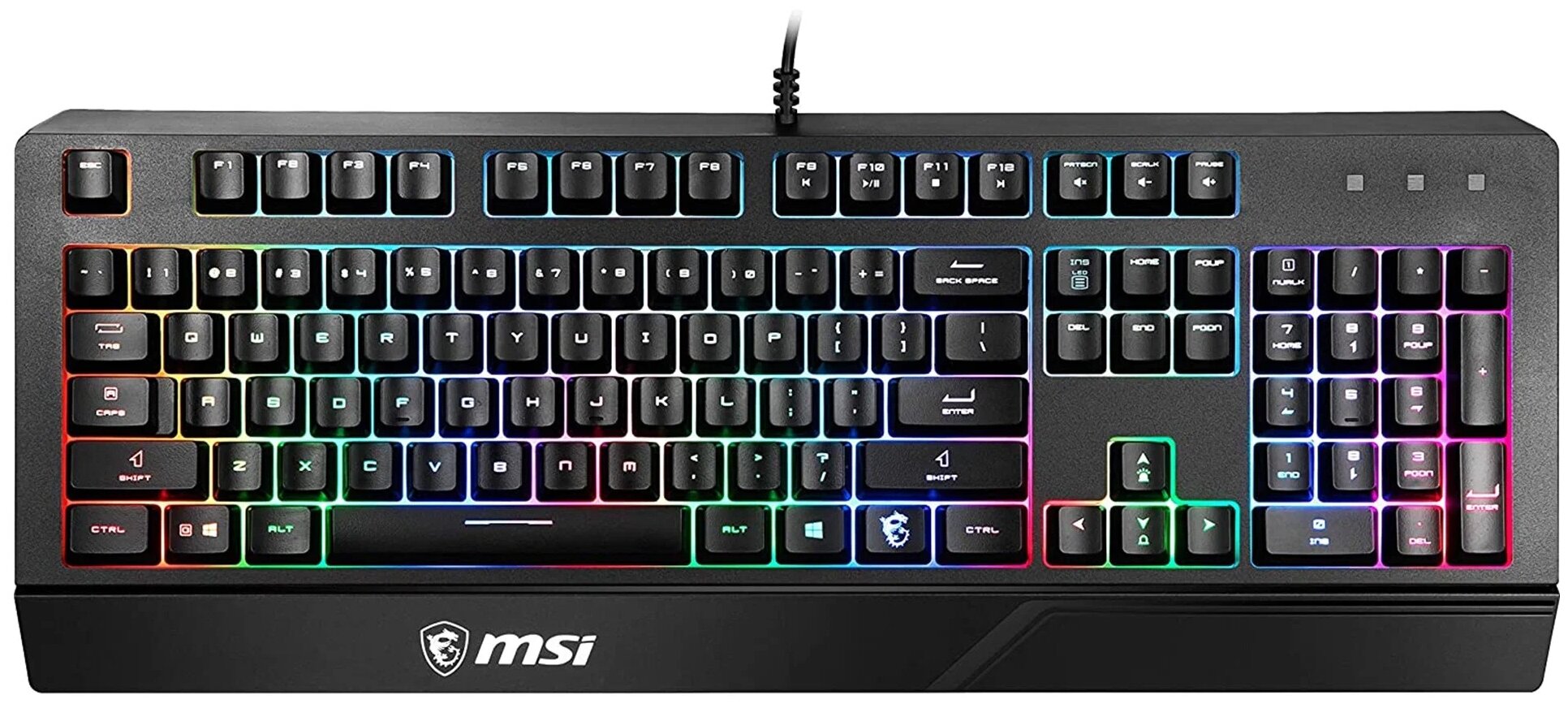 Клавиатура проводная MSI Vigor GK20 (vigor GK20 RU) черная .
