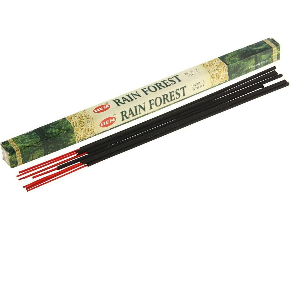 Hem Incense Sticks RAIN FOREST (Благовония после дождя, Хем), уп. 8 палочек.