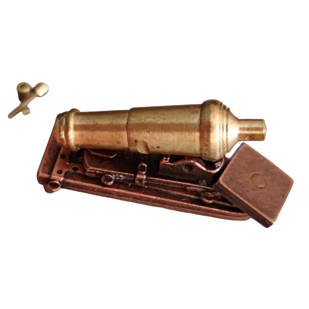 Карронада с рабочим механизмом, латунь и бронза, 35 мм, Amati