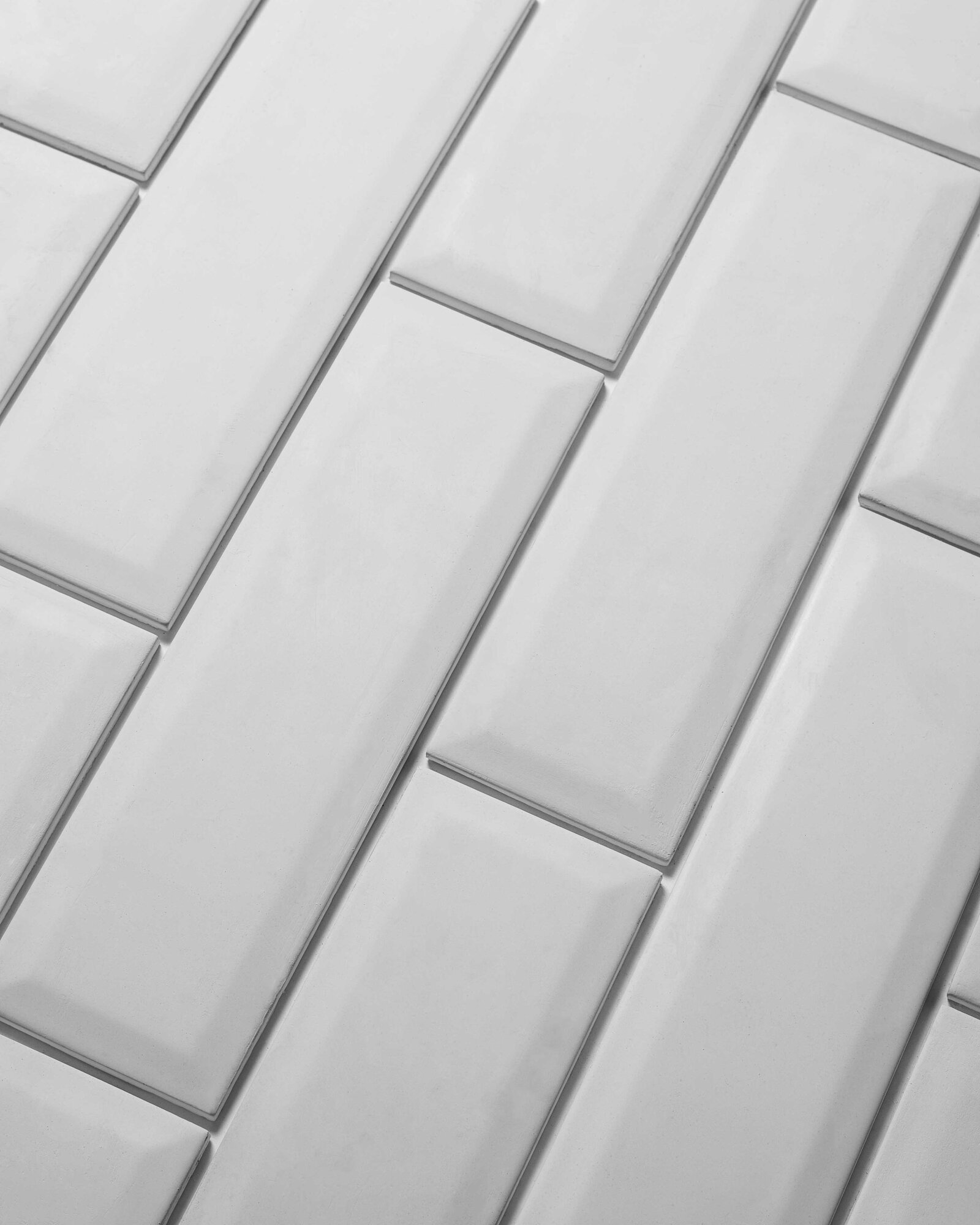 Модульная гипсовая панель инкора-декор Керамо 2 0,43 м2 белая 18 шт 28,5х8,5см