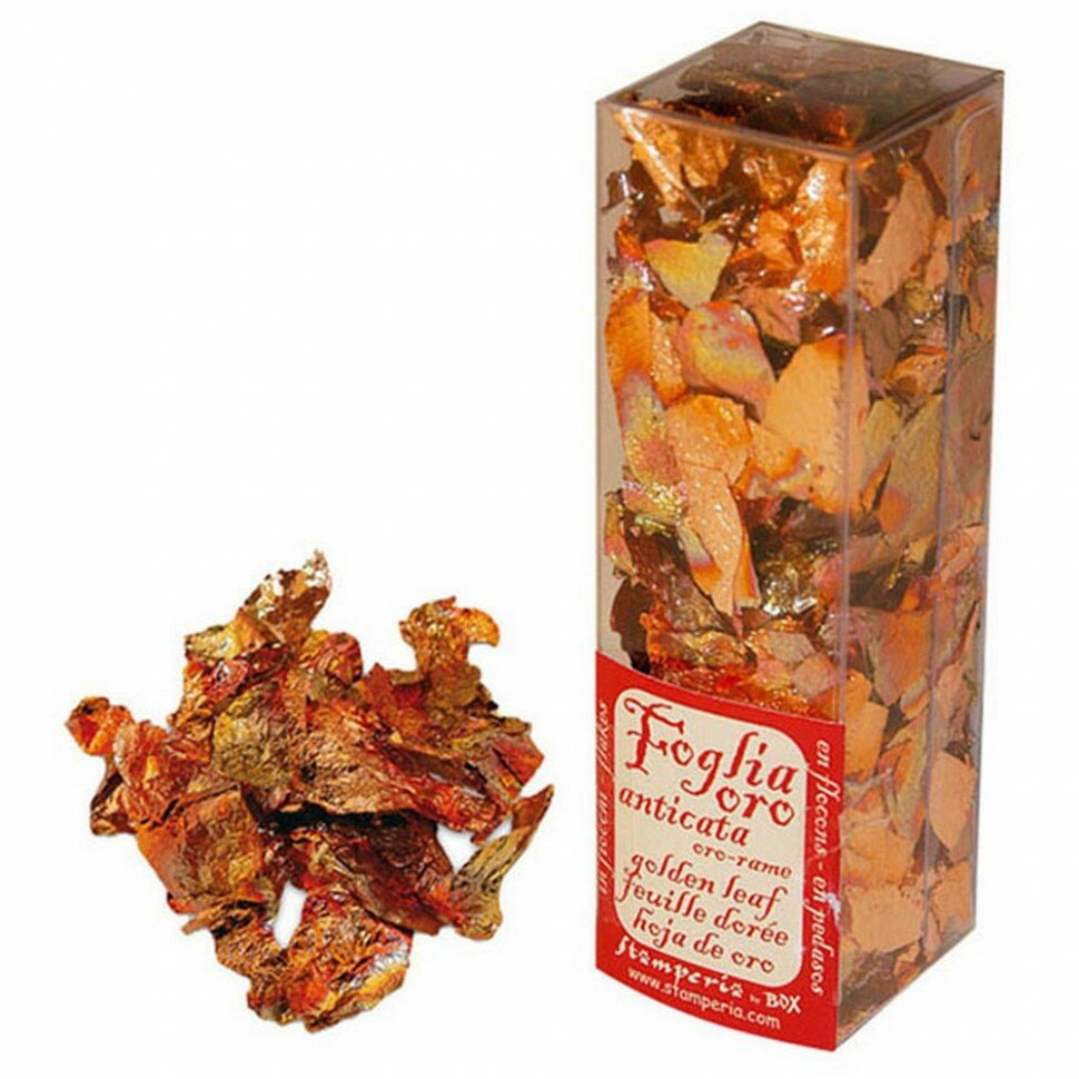 #KER08P Хлопья для золочения (поталь) Stamperia