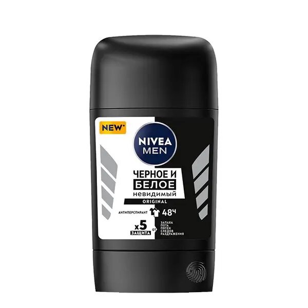 Стик NIVEA MEN Черное и Белое Original 50мл 4005900919212