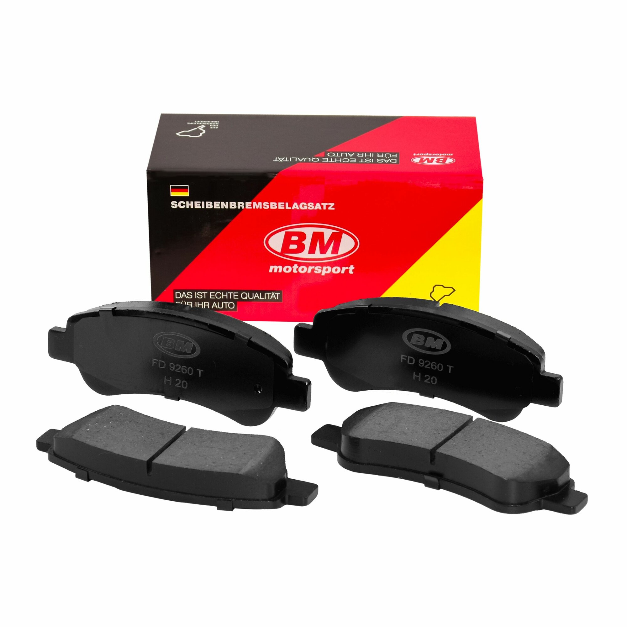 Тормозные колодки дисковые задние BM FD9260T для а/м Citroen, Peugeot, Fiat