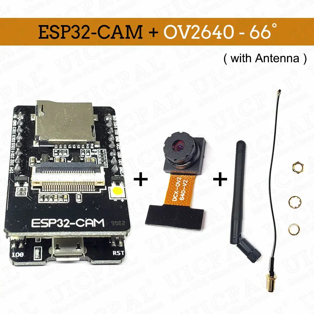 ESP32 CAM Модуль камеры UICPAL 21MM-66 KIT