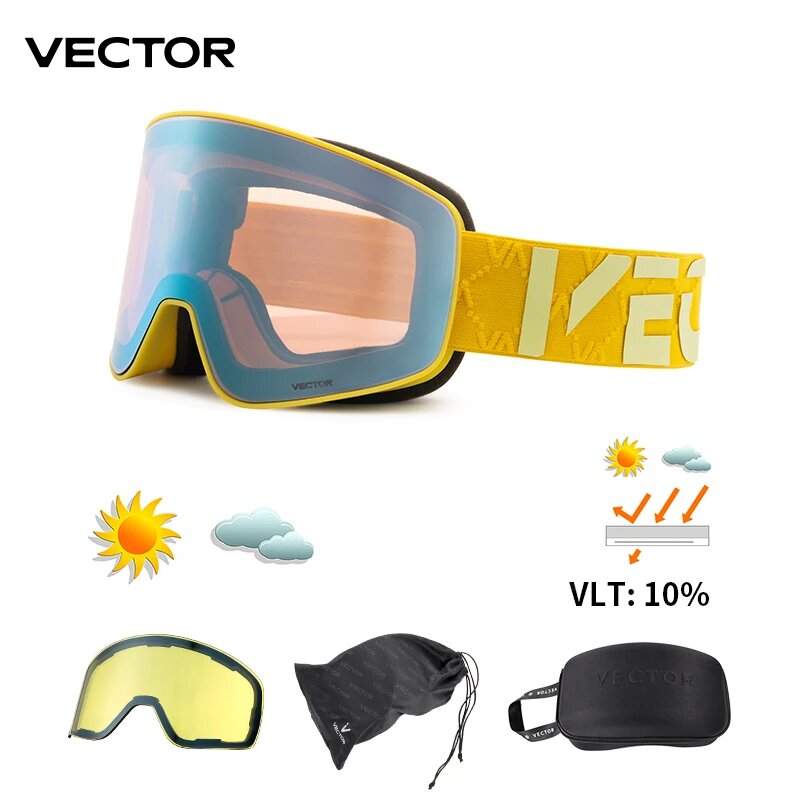 VECTOR Лыжные очки, Цвет: Goggles Box Lens 2