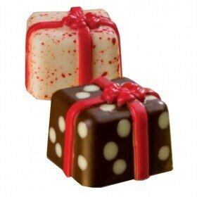 Форма для конфет подарок малый 28 шт. Chocolate Gift Martellato (Набор из 1 шт.)