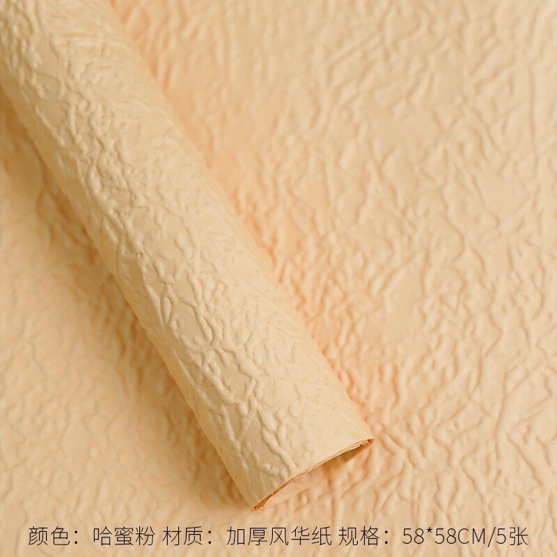 Бумага с тисненым каменным узором на День святого Валентина, ручная работа, текстурированная бумага, морщинистая текстура, бумага для упаковки цветов, обертка для букета