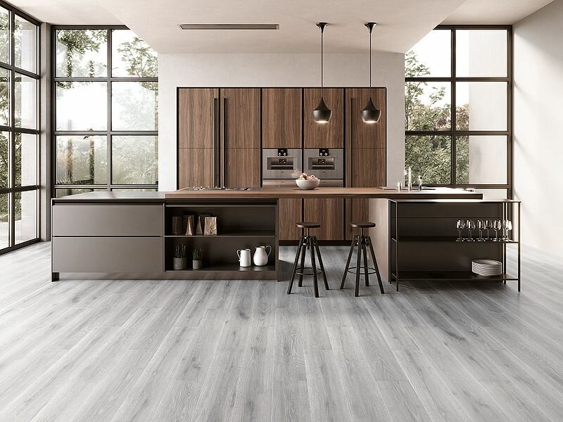 Керамогранит New Tiles Sweet Cenere 20x120 см серый матовая, современный стиль