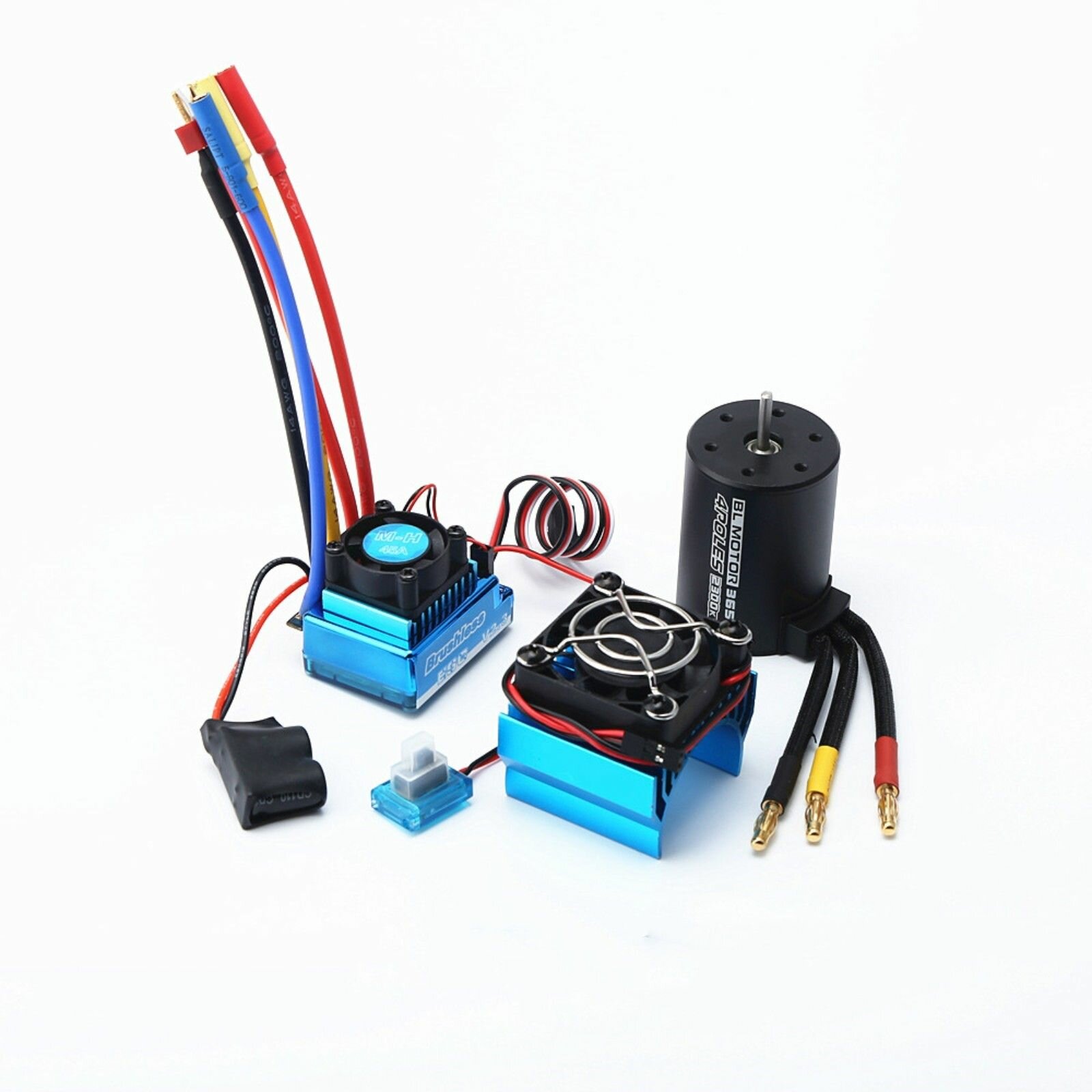 Новый автомобильный бесщеточный двигатель 3650, черный 2300KV, Запасные части модели с дистанционным управлением,