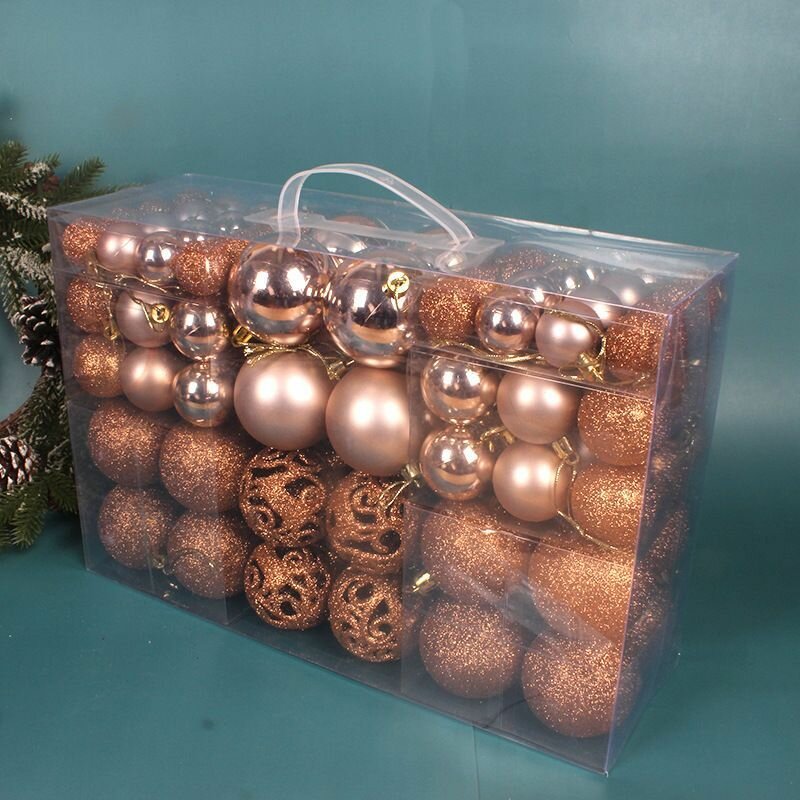 Набор ёлочных шаров 100PCS золото