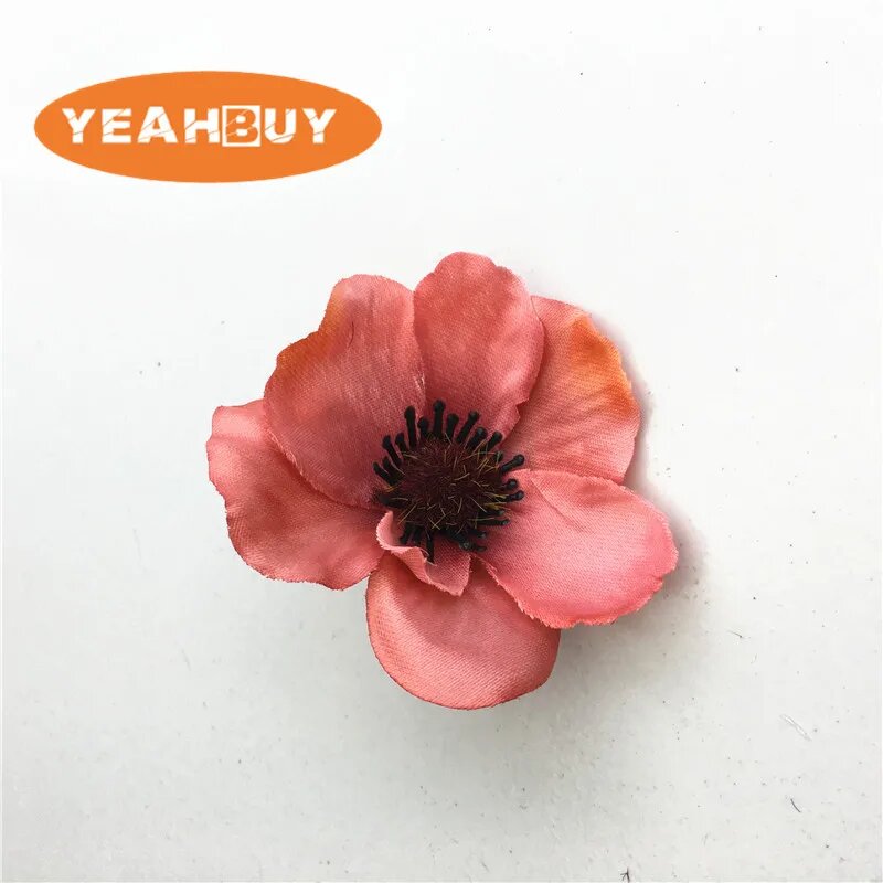 YEAHBUY Искусственный цветок, оранжевый, 10 шт, Color: 13