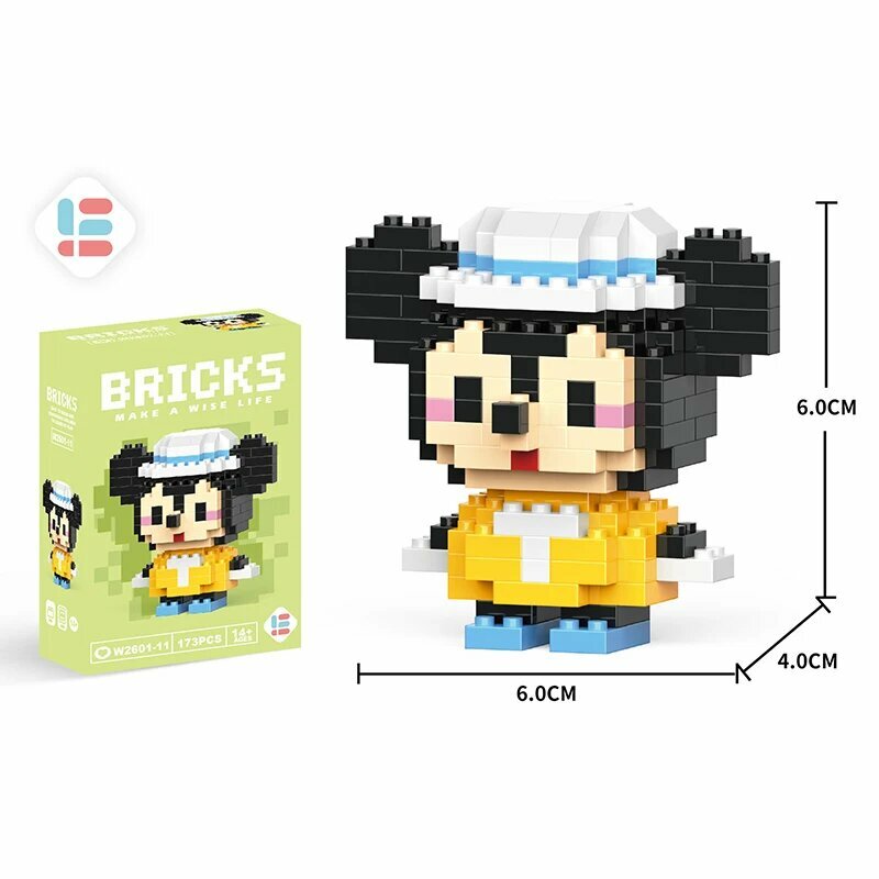 Disney Anime ZOO строительные блоки No Box, W2601-11