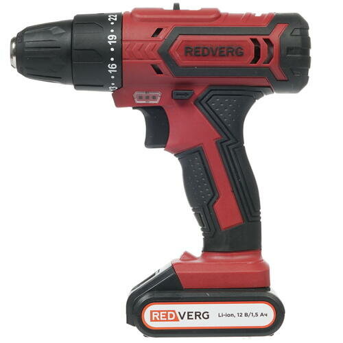 Аккумуляторная дрель-шуруповерт RedVerg RD-SD12L/2Y