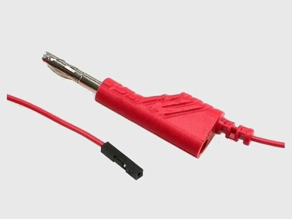 Измерительный провод HIRSCHMANN MAL N 4-0,64/100-0,25 RT 60ВDC 3А с осевым гнездом 4мм Дл 1м 1 шт