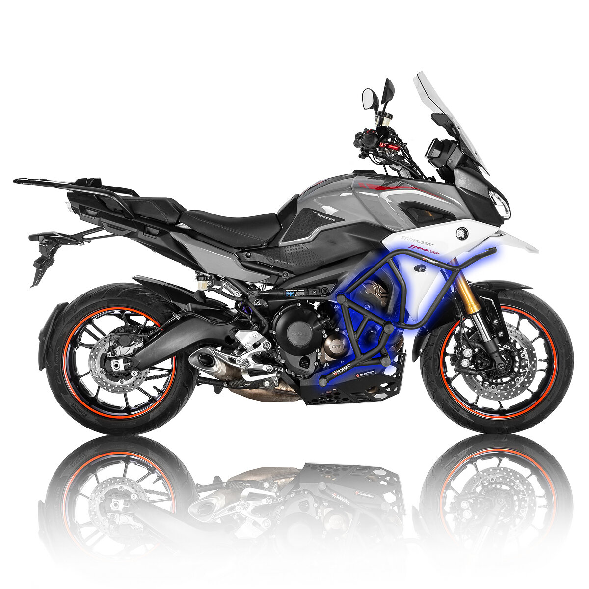 R-Gaza Защитная Клетка Поддон и Дуги Yamaha MT-09 Tracer 900 2013-2020 защитная капсула туринг
