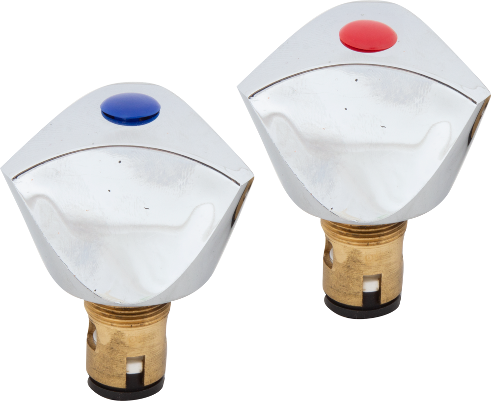 Головка вентильная керамическая М18x1 цвет хром 2 шт.