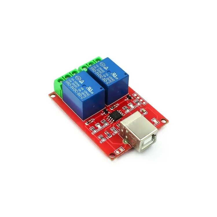 USB релейный контроллер 5V 2 Channel SIMPLE ROBOT