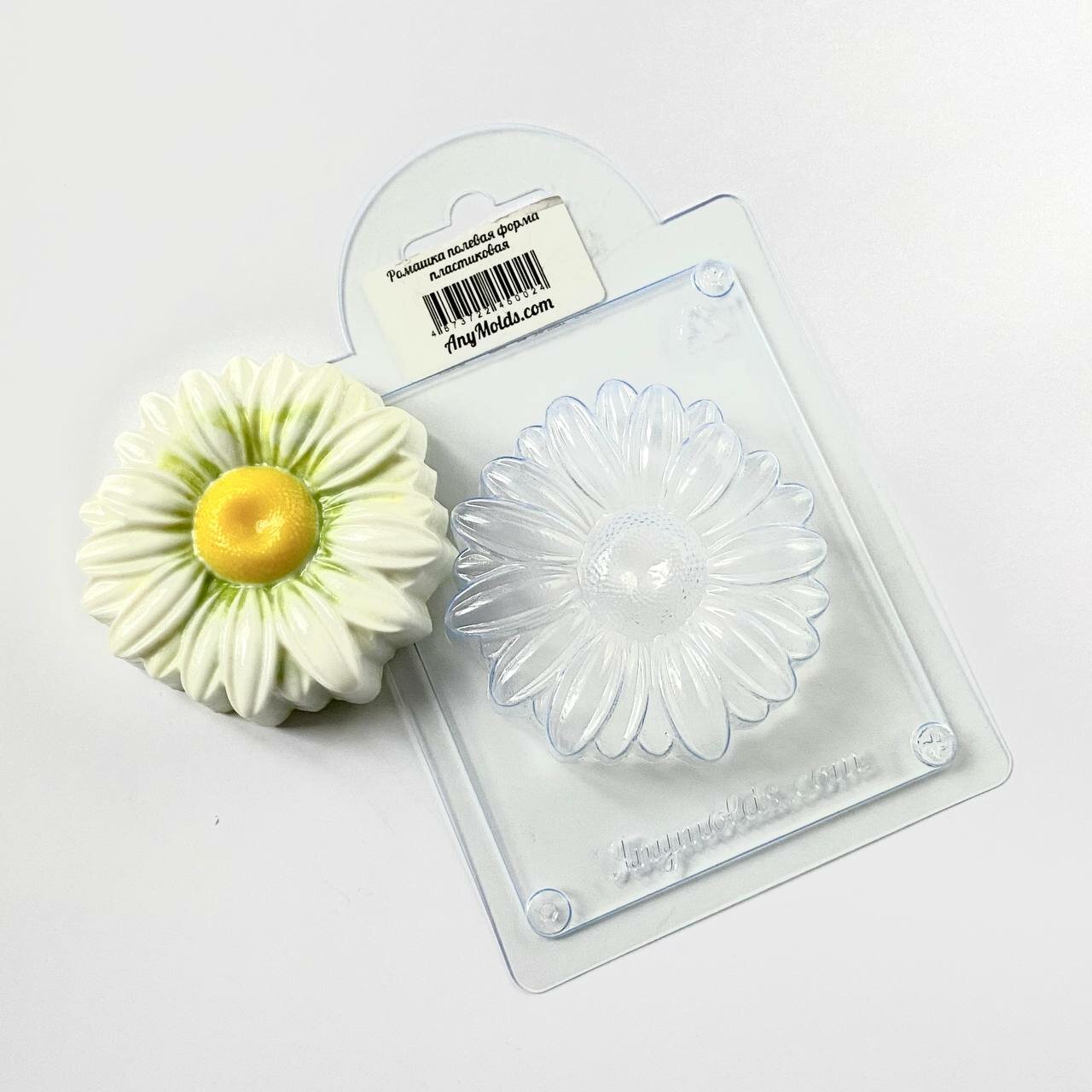 Формочка для шоколада : Ромашка полевая молд из толстого пластика