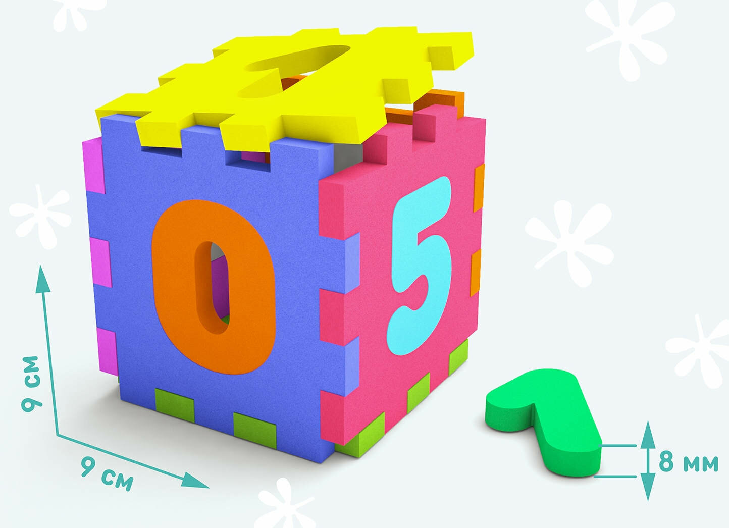 Кубик-сортер "Весёлый счёт"