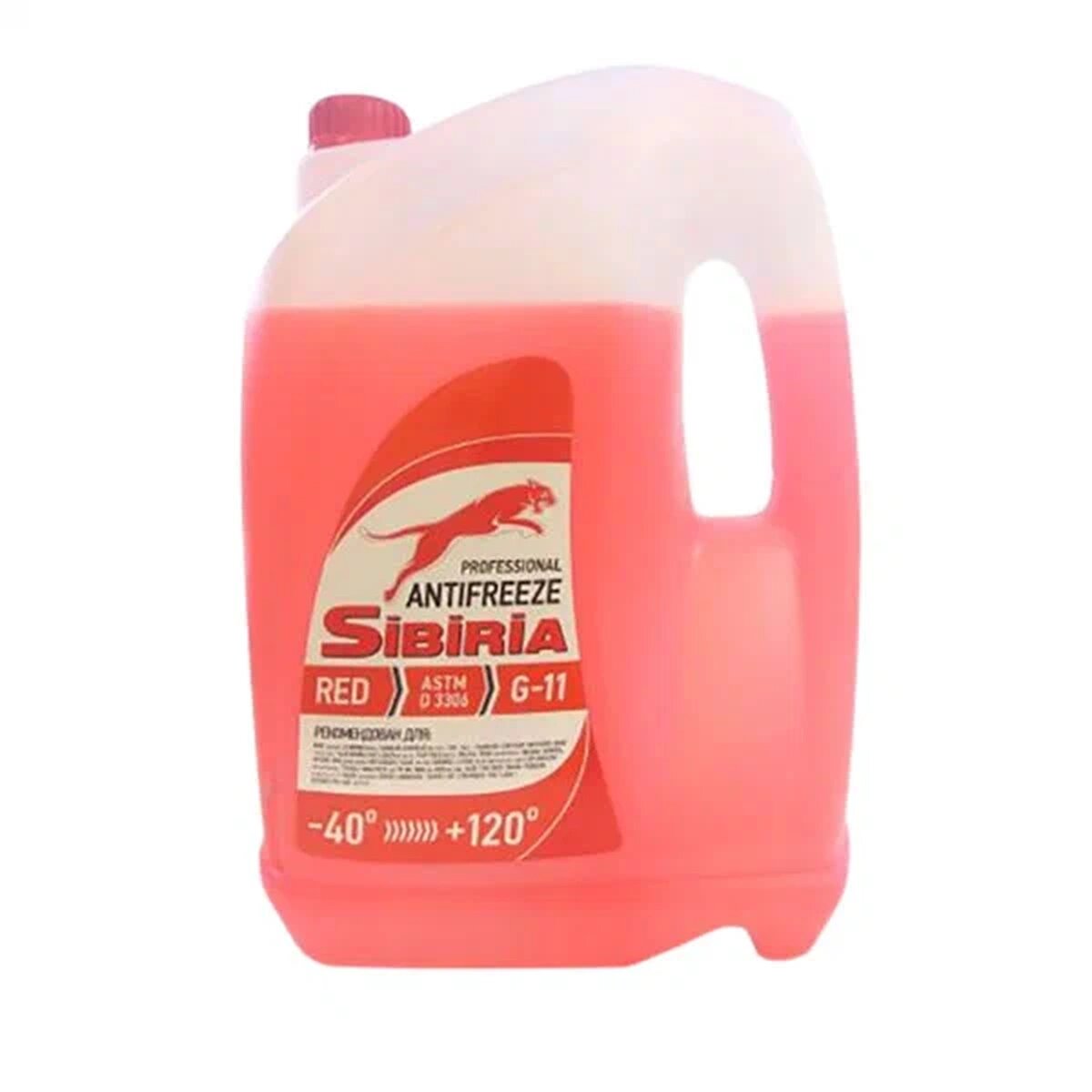 Антифриз SIBIRIA -40 G11 красный 10 кг 800887