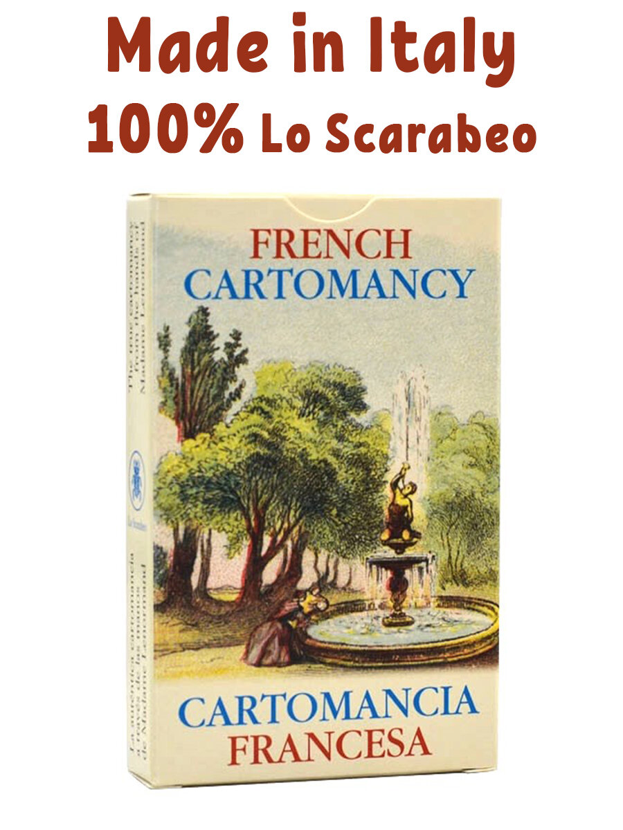 Карты Таро DI Roberto French Cartomancy Lo Scarabeo / Ди Роберто Французская картография