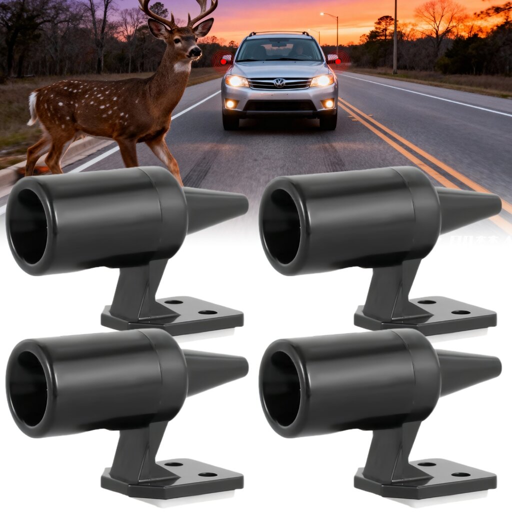 Deer Whistles Wildlife Warning Device Animal Alerts Car Safety Accessory Compact Alerts Device for Car Motorcycle