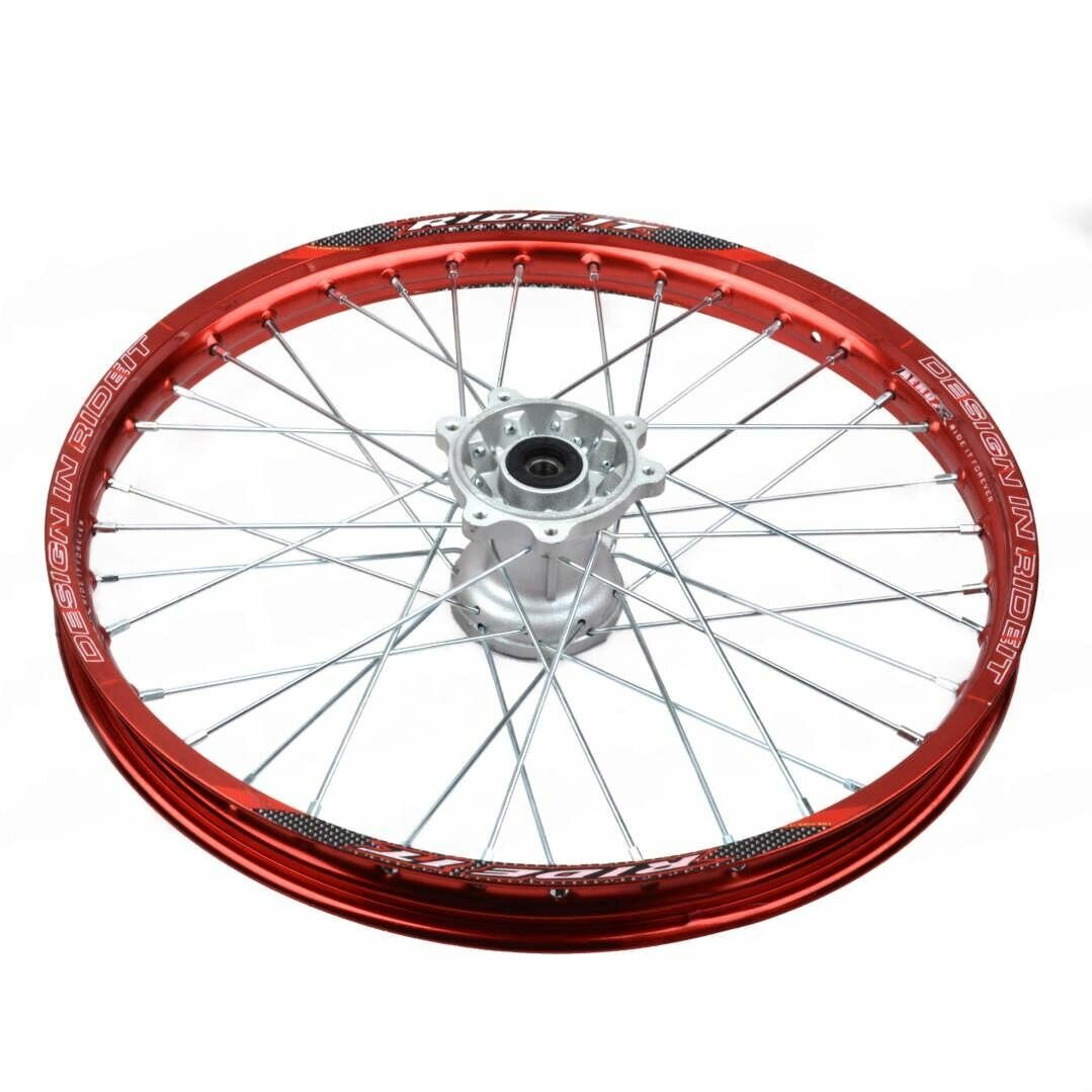 Обод передний 21" (1,60-R21 d 15mm) алюминий/красный XR250