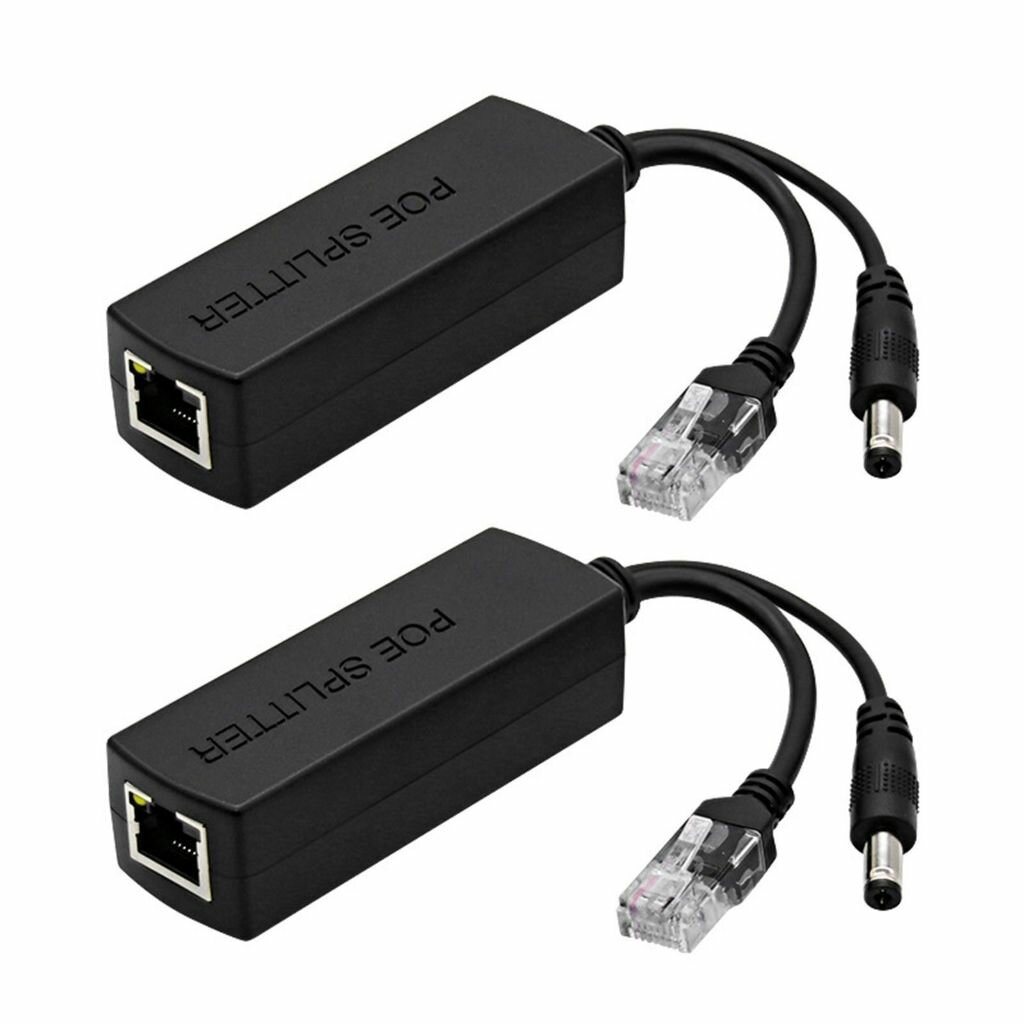 2 разделителя POE от 48 В до 12 1.2A power over Ethernet splitter