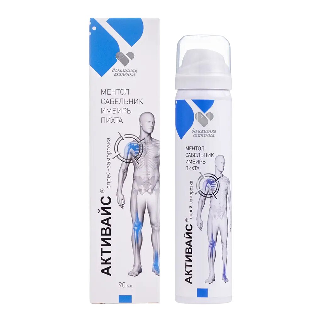 Домашняя аптечка Активайс спрей-заморозка 90 мл 1 шт