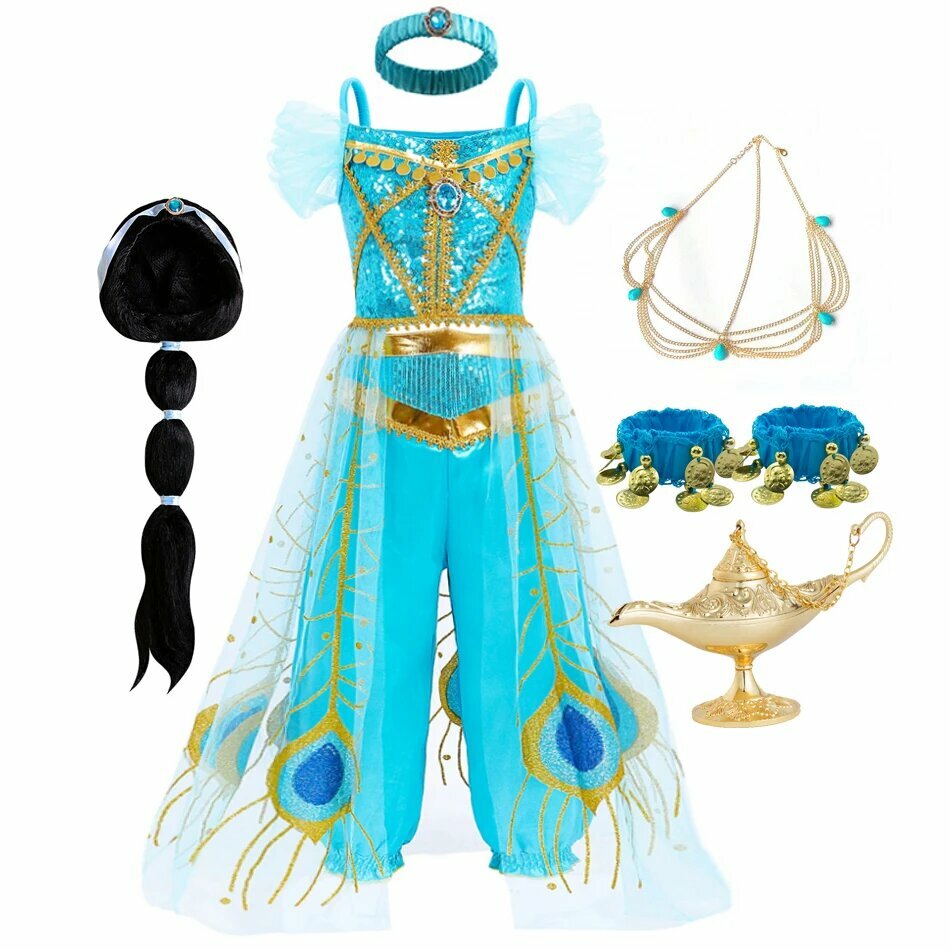 Платье принцессы Жасмин PAMABIBI 5-6T (Tag 130), D Jasmine Dress