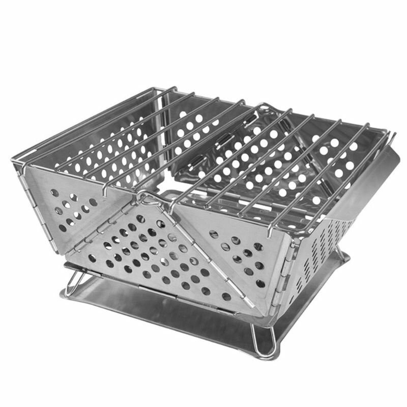 Многофункциональная гриль-печь из нержавеющей стали с термостойкой рамой и аксессуарами