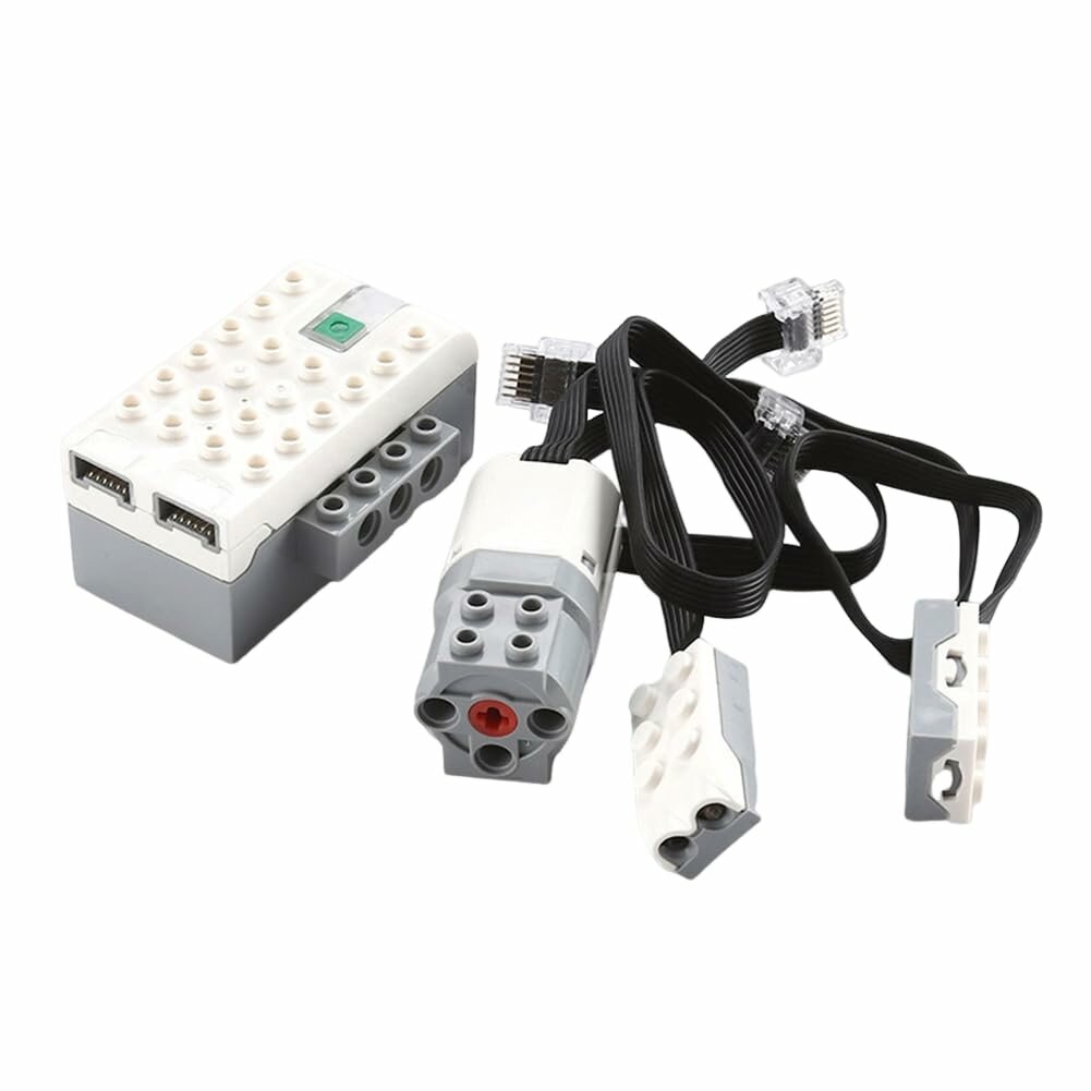 Детали и аксессуары для конструктора Engine Building Blocks: WEDO2.0, Power Function, EV3, 20841, 20844, датчик, 45300, 19071, основной двигатель, кирпичик, игрушки, spare parts, accessories, хост WEDO (модель с зарядкой)*1, мотор WEDO*1, датчик