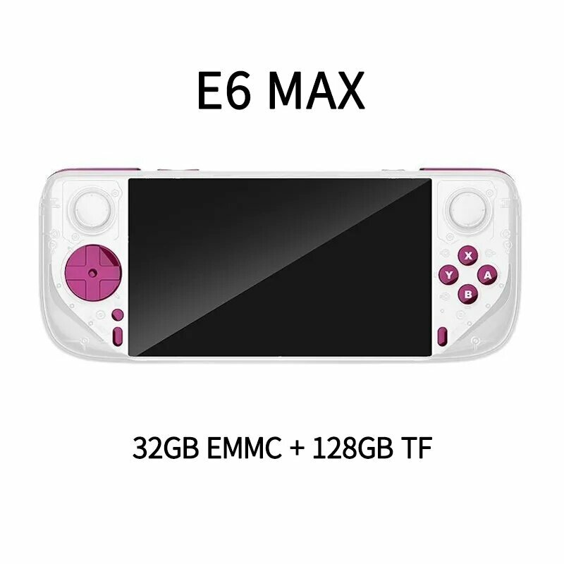 GAMEMT E6 Max 32+128GB симулятор приставка ретро игровая консоль портативная, Android система, 5inches, 60Hz, 10000 игра