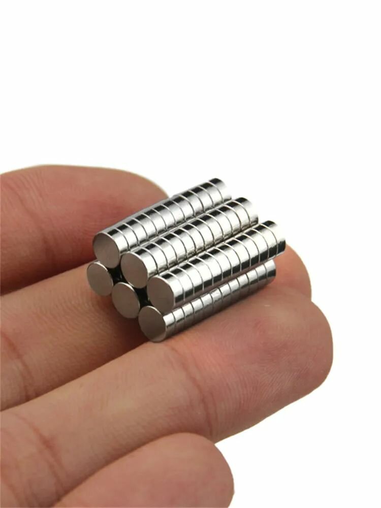 Магнит диск 5х2 мм (N52) - 100 шт