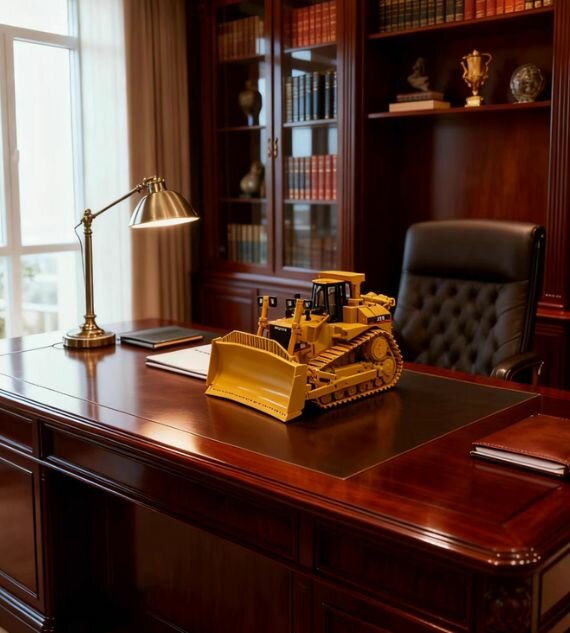 Caterpillar CAT D11 Track_Type Tractor, бульдозер, готовая металлическая модель, коллекционная