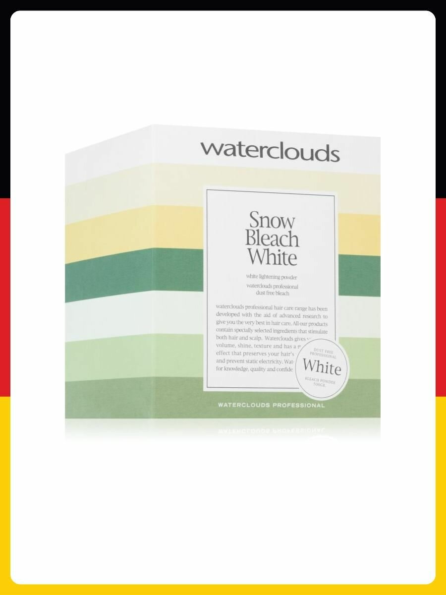 Осветлитель для волос Waterclouds Snow Bleach White Lightening Powder, 500 г