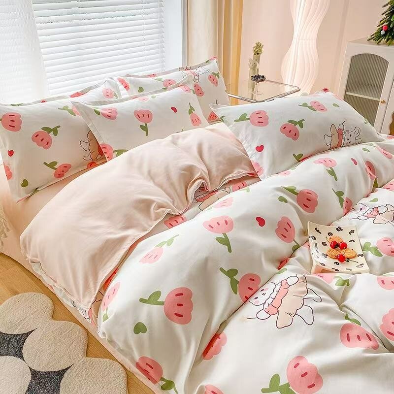 Постельное белье Sweet Dream "Цветущий подсолнух", хлопок, 1,5м, 4 предмета