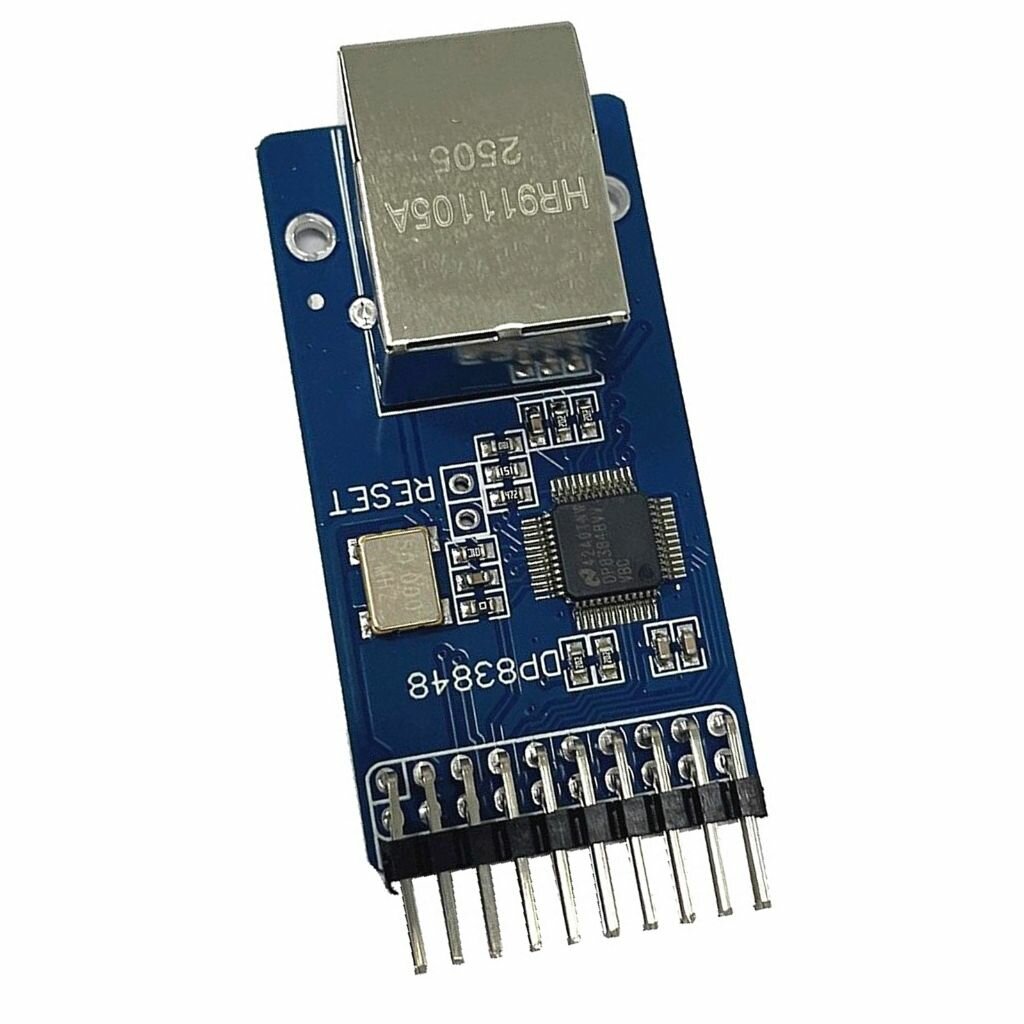 Приемопередатчик управления сетевым модулем DP83848 разъемом Ethernet RJ45