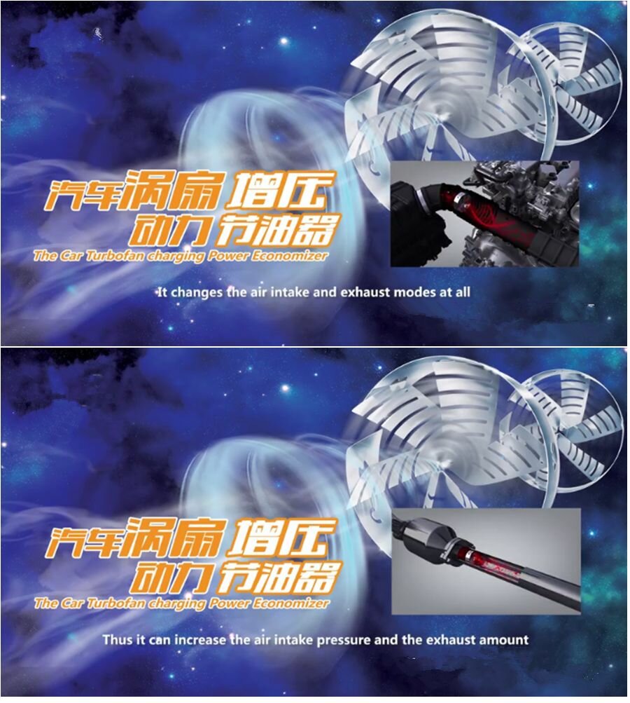 Автомобильный Нагнетатель Turbo Fuel Gas Saver Усилитель Мощности