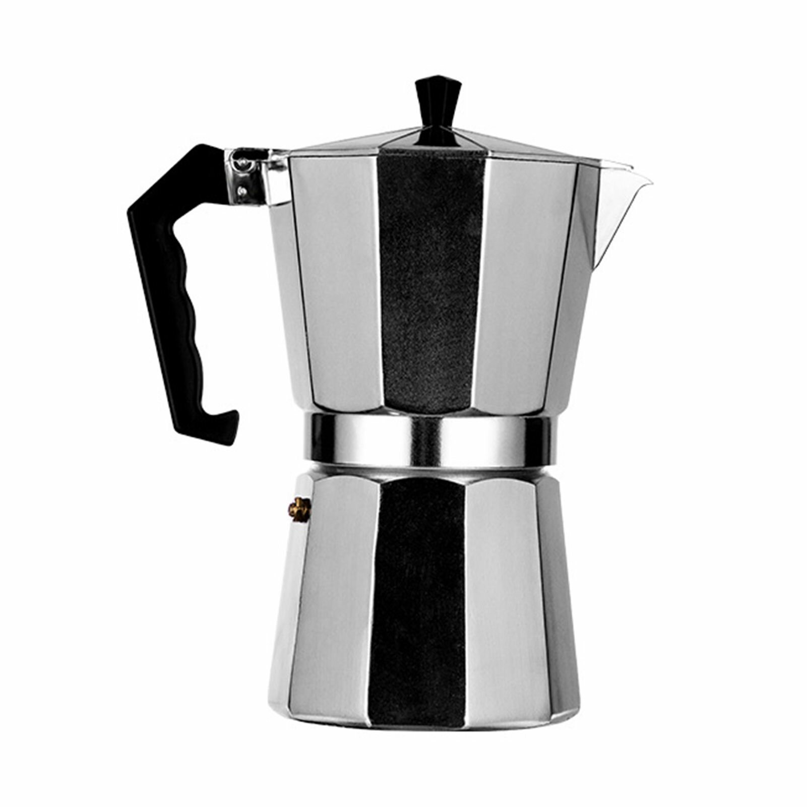 Moka Pot, итальянская плита, кофеварка, алюминиевый сплав, восьмиугольная посуда в европейском стиле, 6 чашек, 300 мл