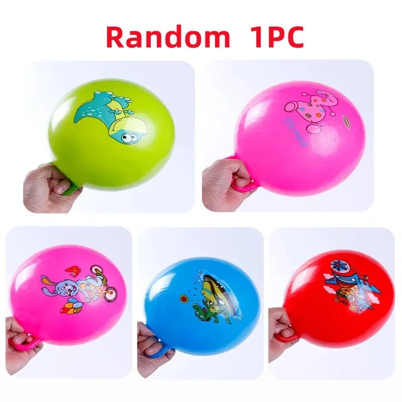 25 См ПВХ Прыгающий Мяч Для Детей - Ручная Спортивная Игрушка, Разноцветный Надувной Прыгающий Мяч Для Пляжа И Бассейна