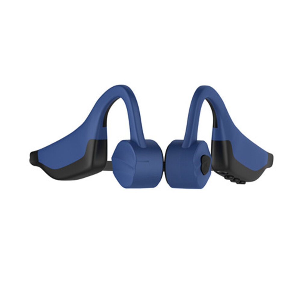 Наушники костевого проведения K7 Bluetooth 5.0 IP55 Водонепроницаемые для спорта Бега С микрофоном Без рук Черно-синий Черно-серый 42 г 350 мАч 6-8 часов 10 м 20Hz-20KHz