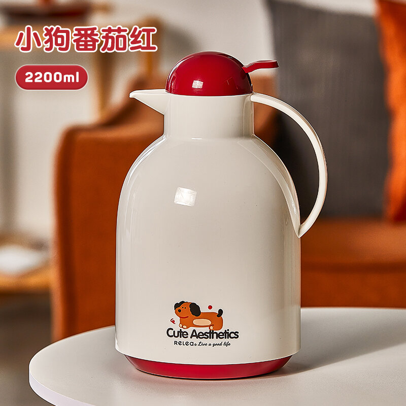 Изолированный чайник большой емкости, термос для горячей воды, домашний термос, свадебный набор из двух чайников, термос для кипящей воды