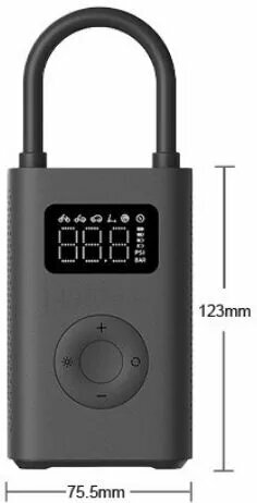 Xiaomi Компрессор автомобильный, 10 Вт, 18 л/мин