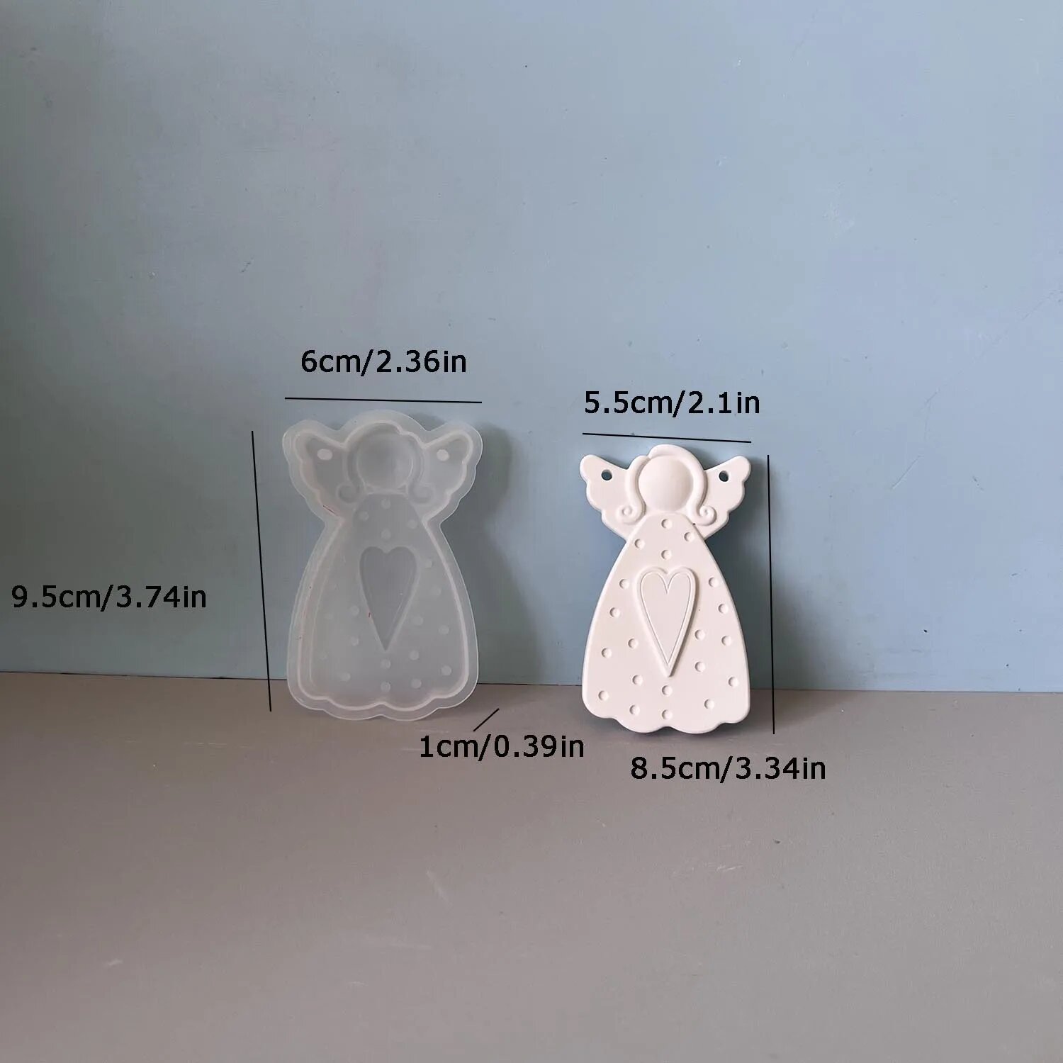 Силиконовая форма для лепки ангела, Small