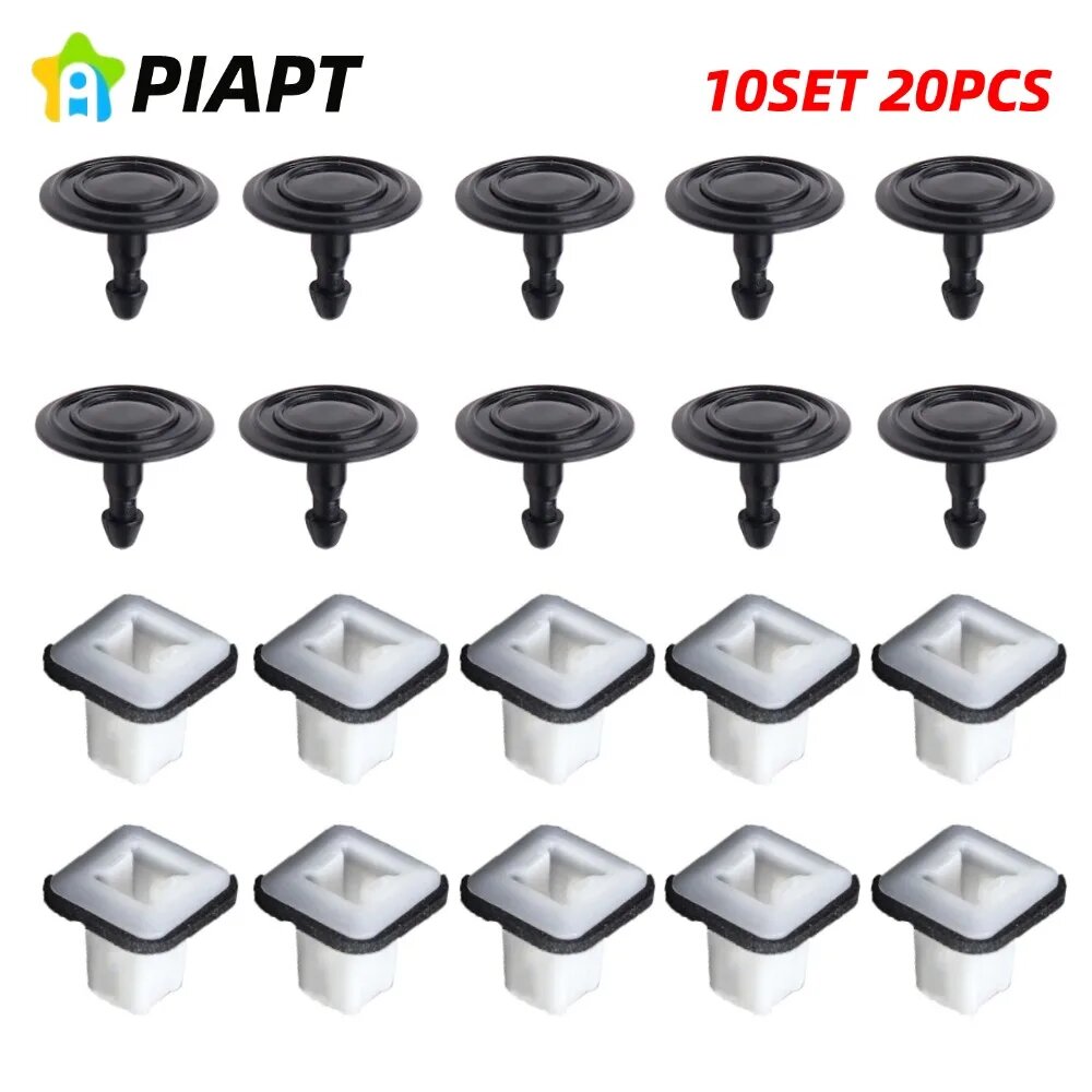 10 комплектов 20CPS 91501-T2A-003 90601-S30-003 OE # Клипсы-фиксаторы для подкрылков Honda Accord, Clarity, CR-V, Fit, HR-V