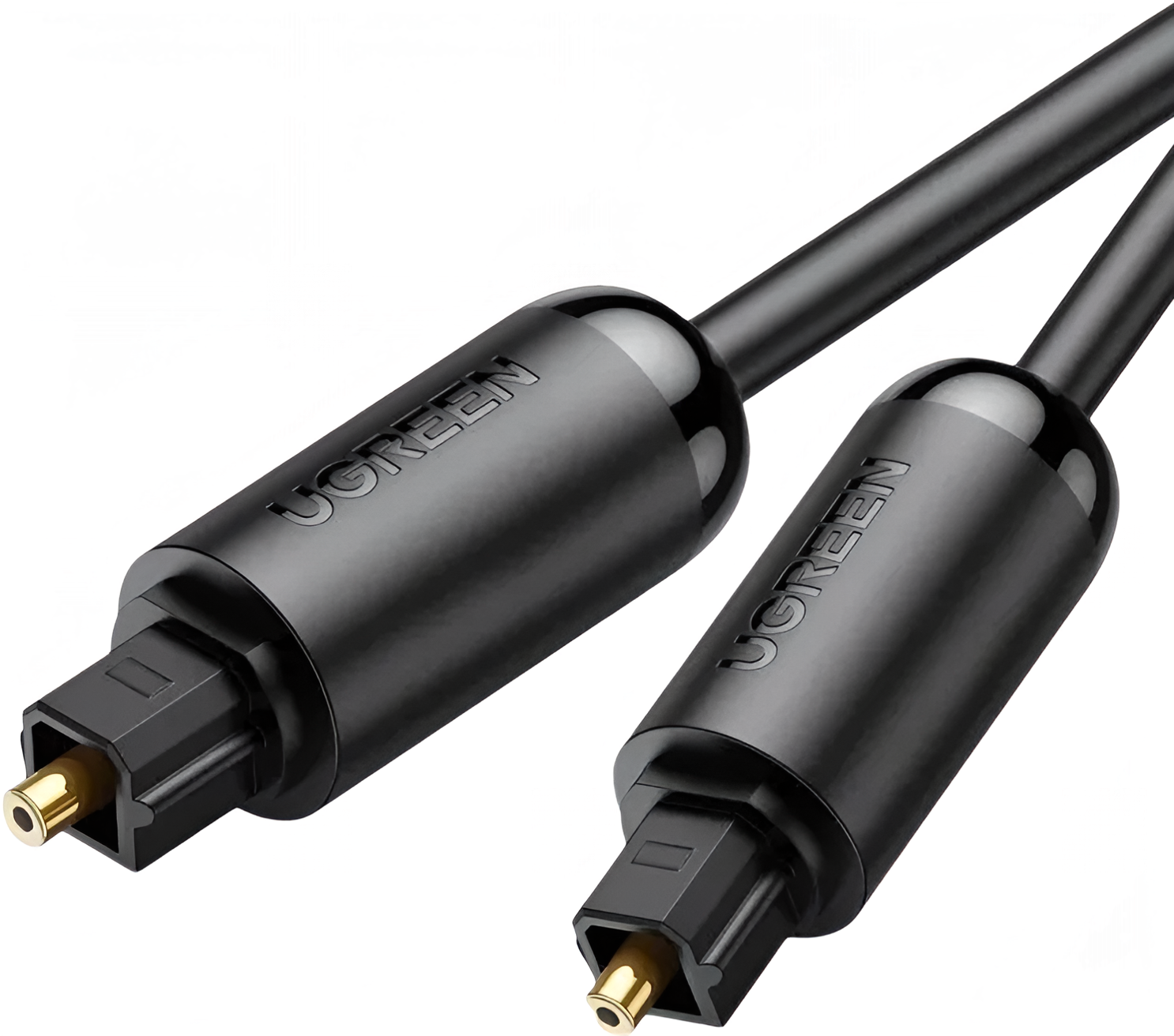 Аудио кабель Ugreen AV122 , цвет черный , 1.5 м, штекер Toslink