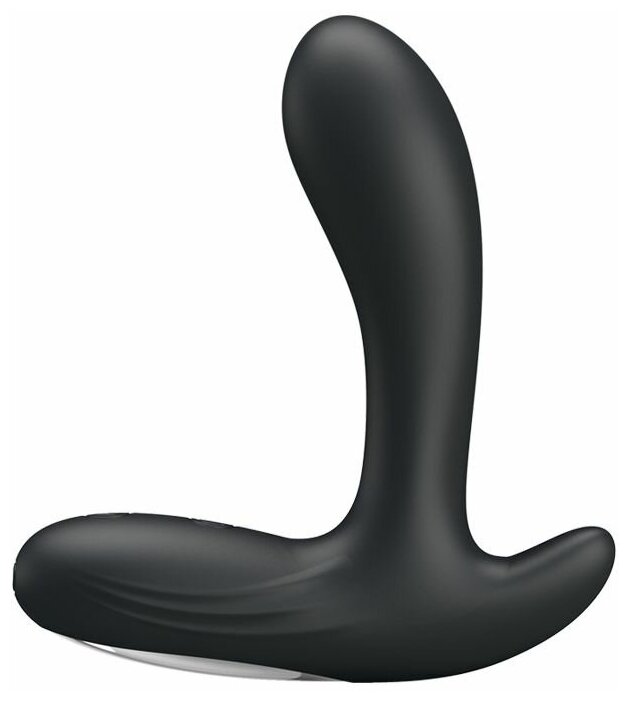 Черный вибростимулятор простаты Backie, Baile, силикон, черный