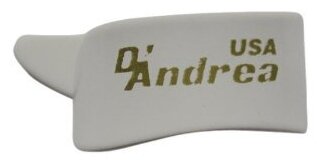 R373-LG-WHT Медиатор на большой палец (коготь), 12 штук DAndrea