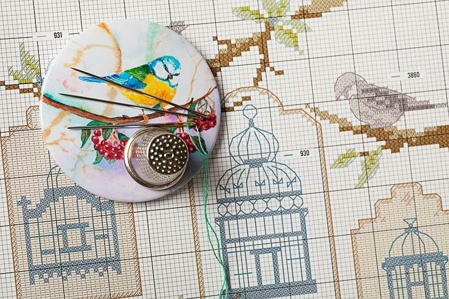 Иглы для шитья ручные BLITZ HN-35 для рукоделия в блистере 50 шт.